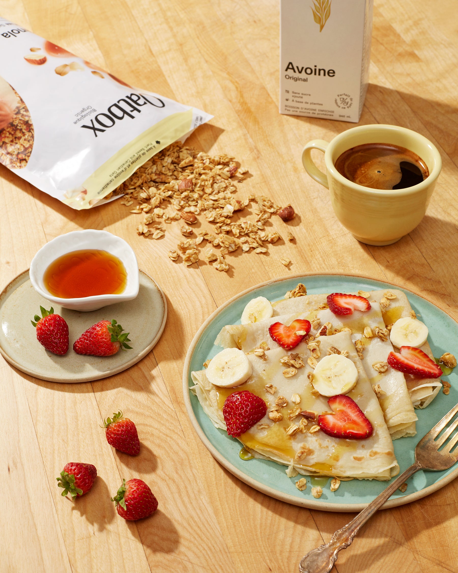 Vegan Maple Syrup Crepes – Oatbox