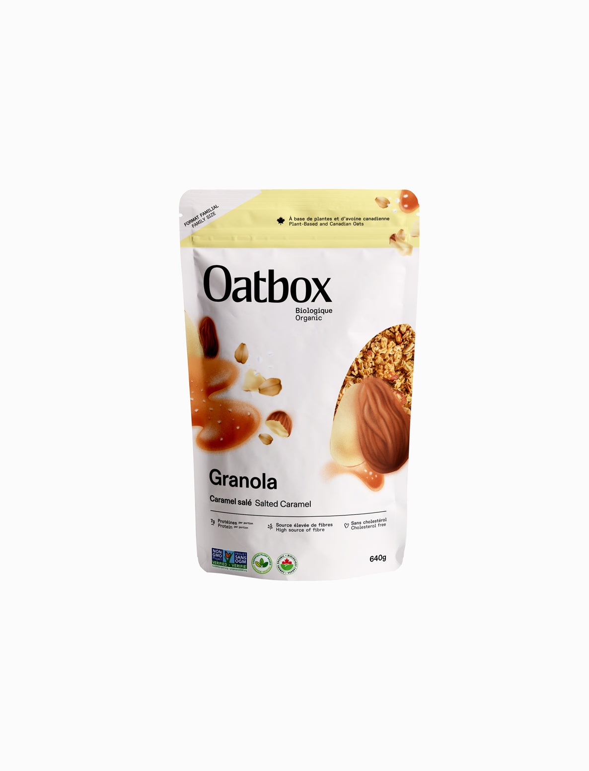 Granola Caramel salé (640g) – Oatbox